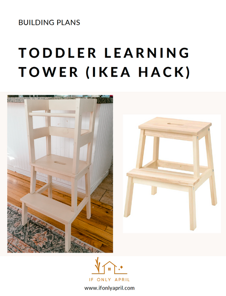 Diy learning tower foldable store
